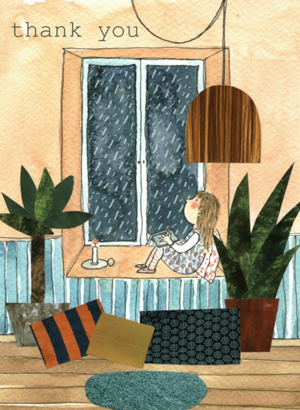 thank you window girl SALE | María José González